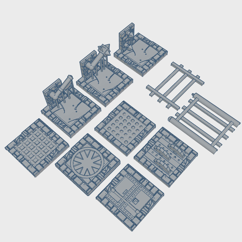 3D Printable Dungeon Traps (Pack 1) - EpicDungeonTiles 3D Printable Dungeon Traps (Pack 1) - EpicDungeonTiles